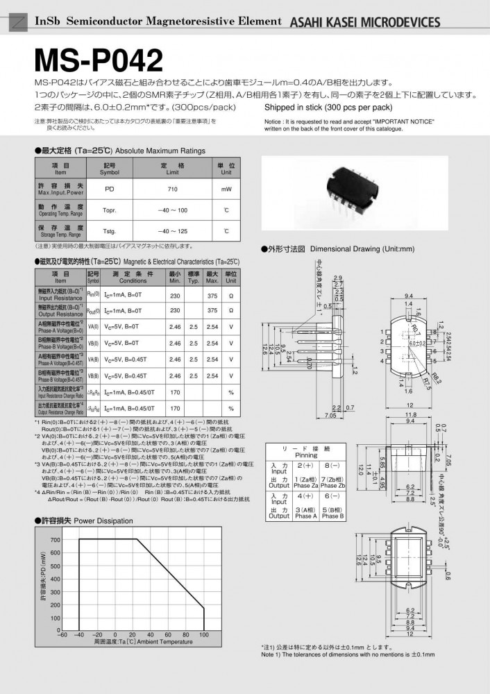 MSP042 technical document page 1