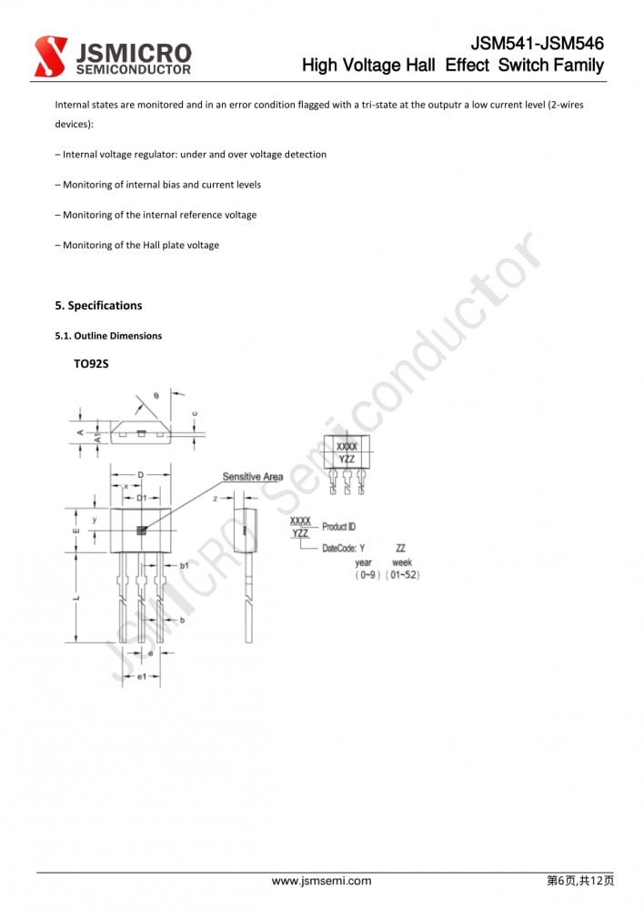 JSM546 datasheet page 6