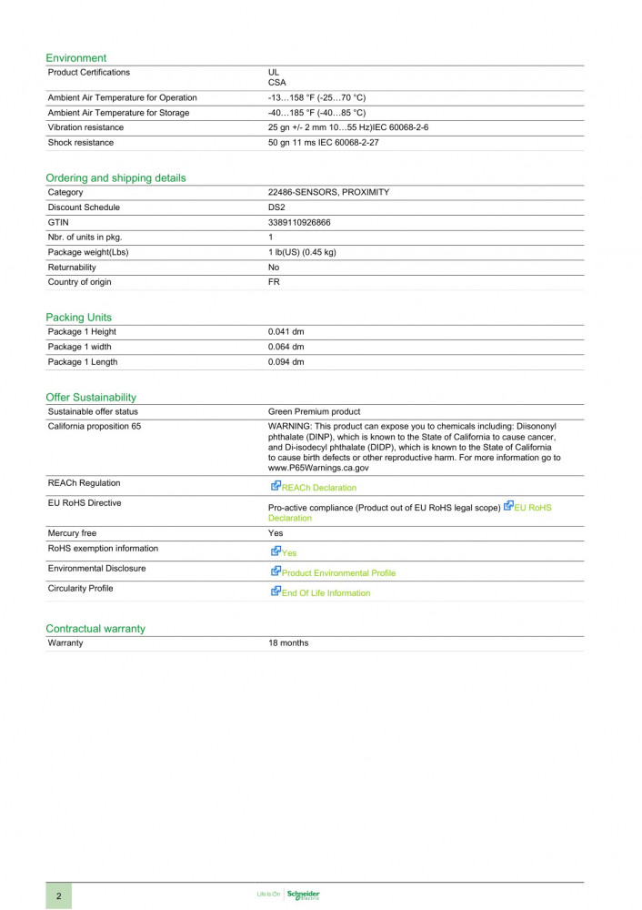XS4P18NB340D technical document page 2