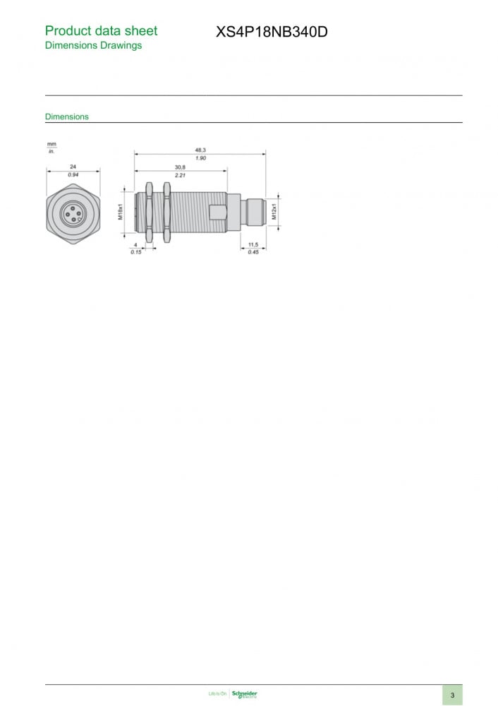 XS4P18NB340D technical document page 3
