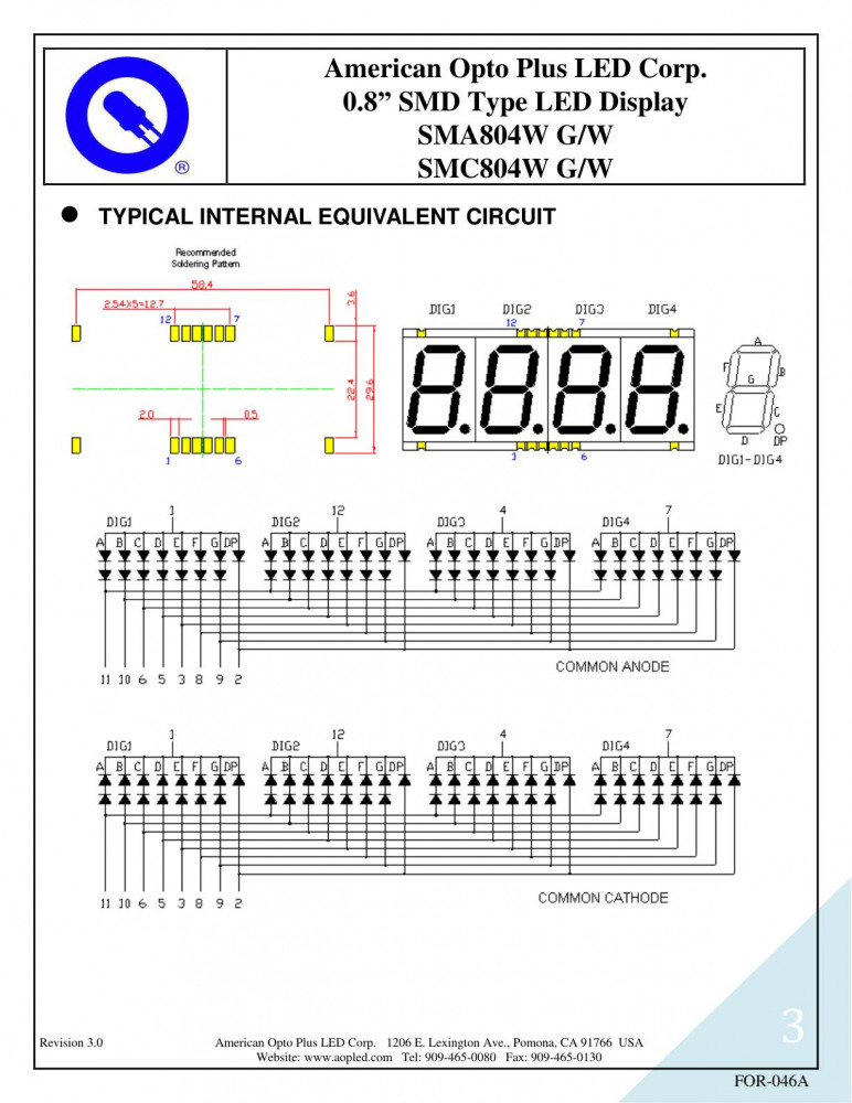 SMC804W datasheet page 3