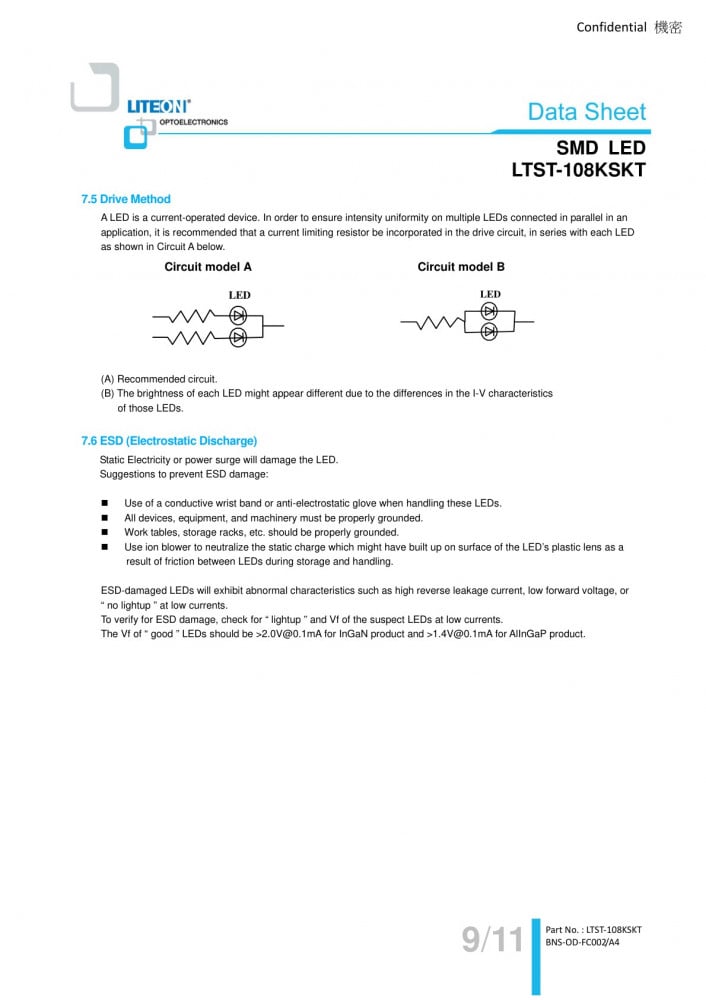 LTST-108KSKT datasheet page 10