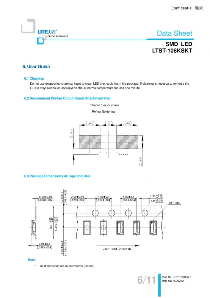 LTST-108KSKT datasheet page 7