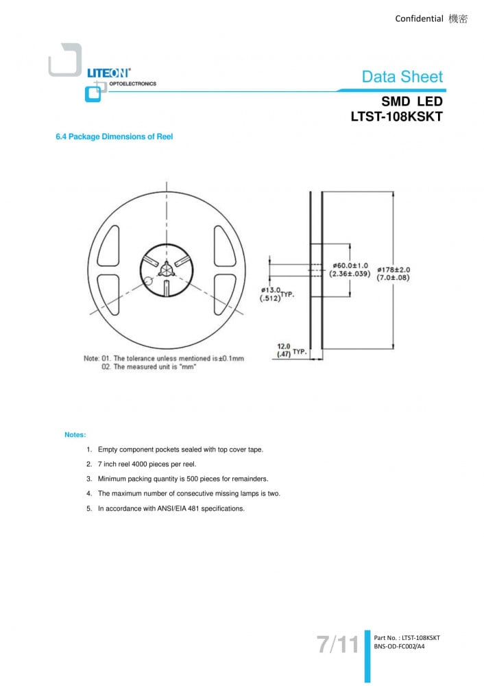 LTST-108KSKT datasheet page 8