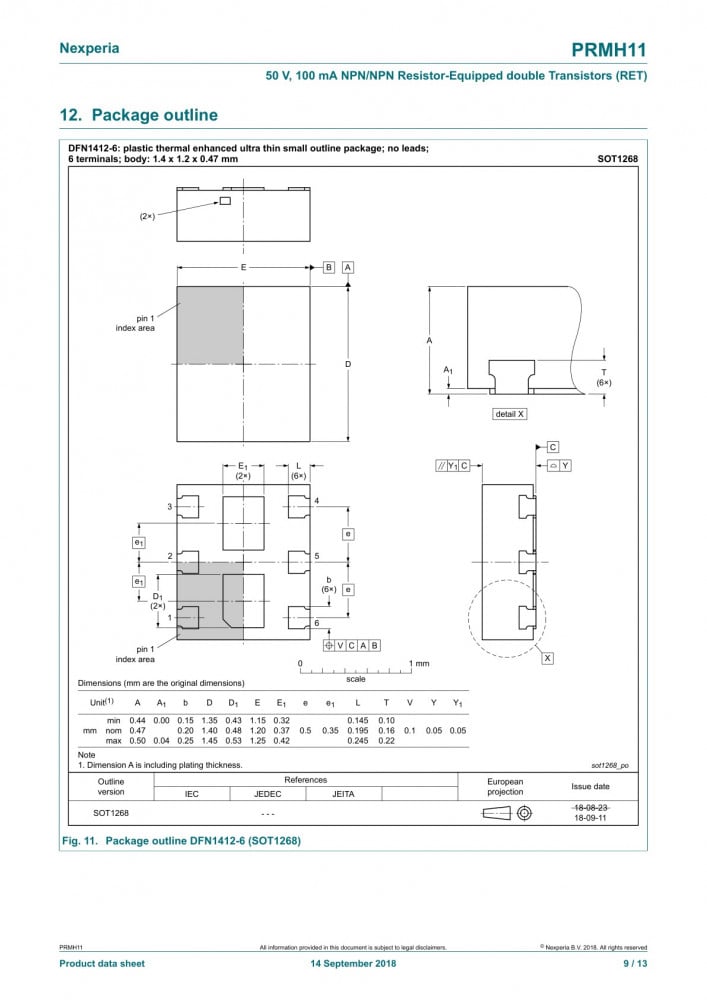 PRMH11Z datasheet page 9