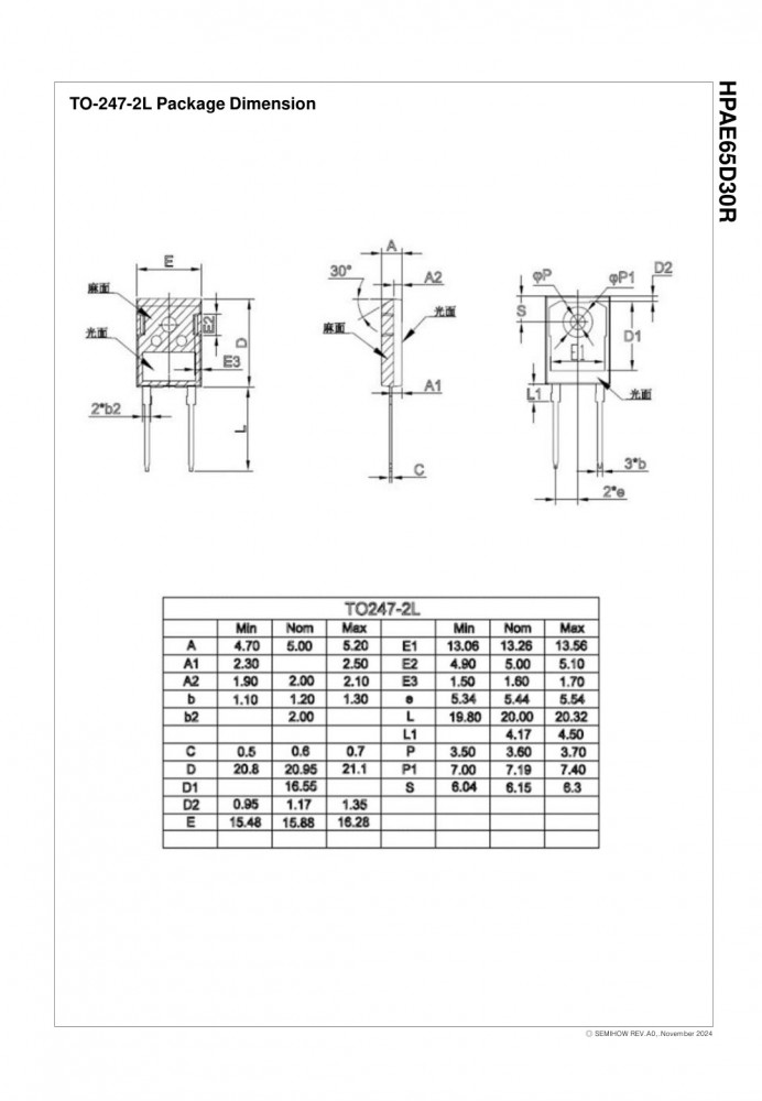 HPAE65D30R datasheet page 5