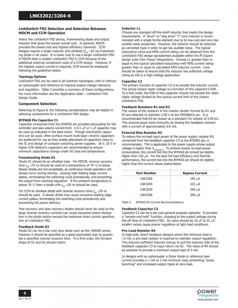 LNK3206P datasheet page 6