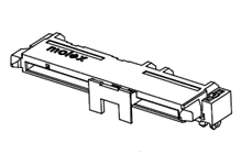 1.27mm Pitch Serial ATA Host Receptacle, Right-Angle, Surface Mount, Mating Height 5.25mm, 0.38µm Gold (Au) Plating, 22 Circuits, with Cap, Embossed Tape on Reel Packaging, Lead-Free for sale