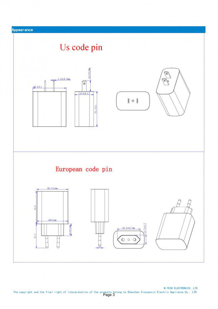 A065-EU datasheet page 3