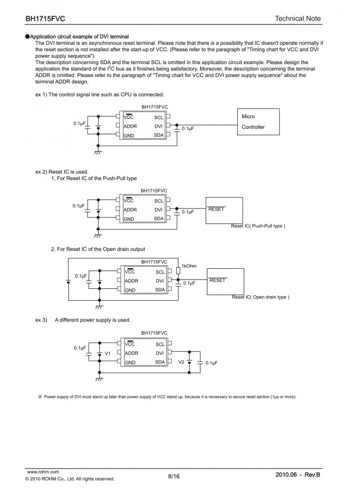 BH1715FVC-TR technical document page 8
