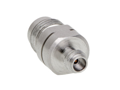 SSMCX Jack-to-SMA Plug, Between-Series Adapter, Tray, 50 Ohms