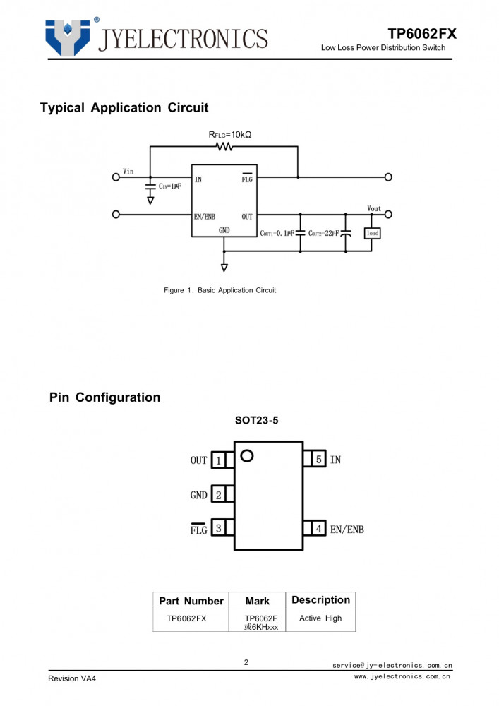 TP6062FX datasheet page 2