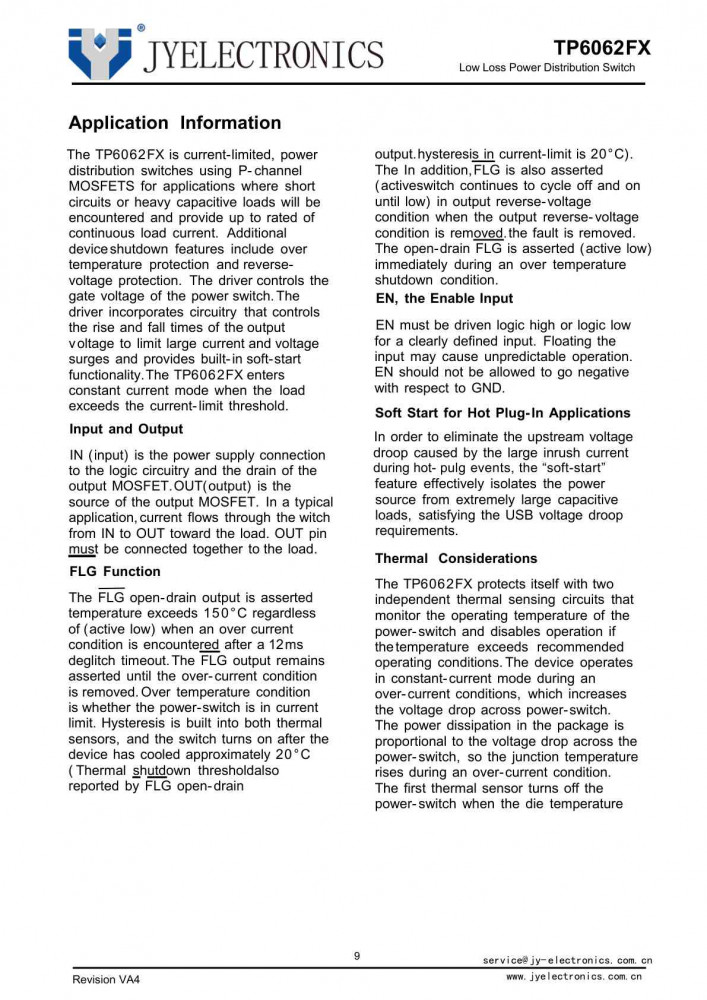TP6062FX datasheet page 9
