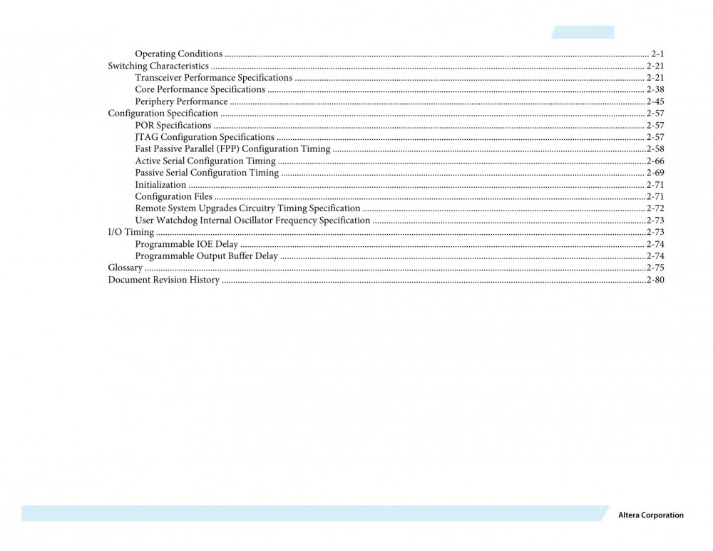 Arria V datasheet page 3