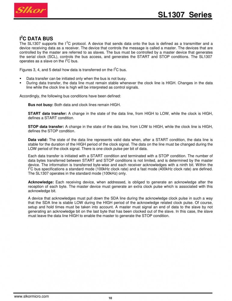 SL1307ZN+T datasheet page 10
