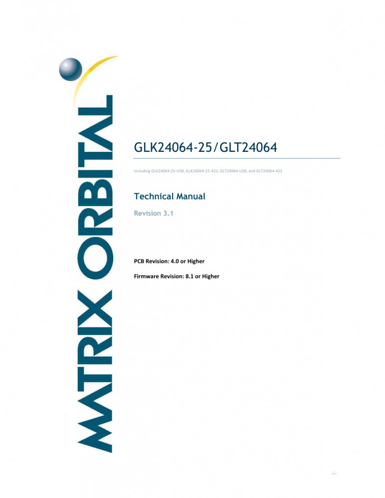 Technical manual page 1