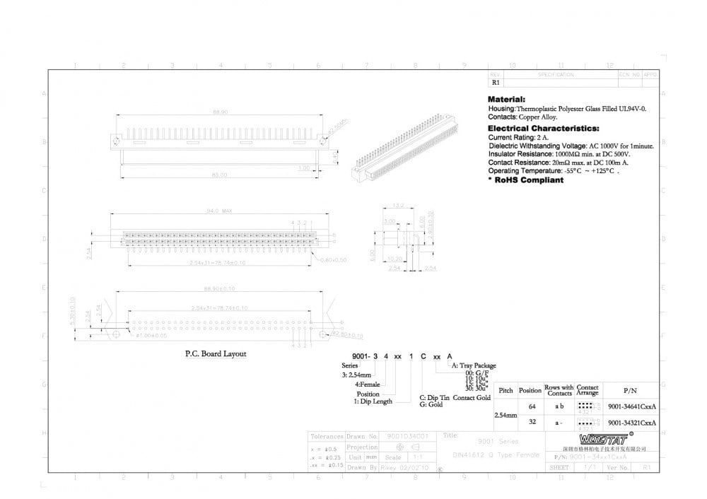 9001-34641C00A technical document preview