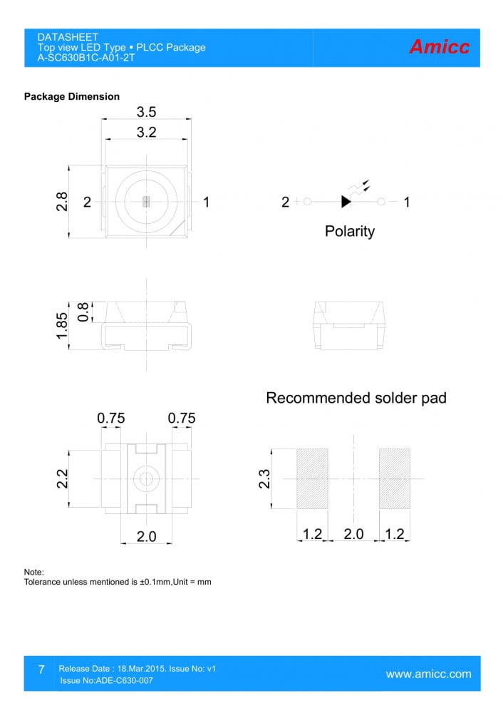 A-SC630B1C-A01-2T datasheet page 7