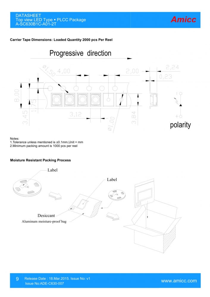 A-SC630B1C-A01-2T datasheet page 9