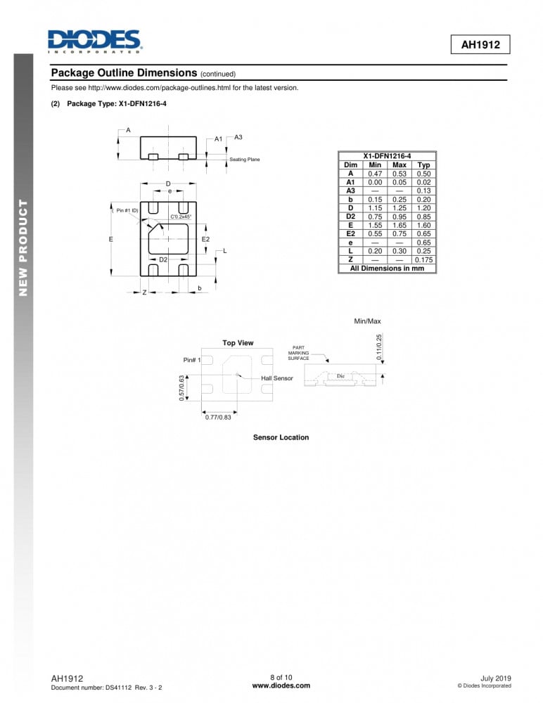 AH1912 datasheet page 8