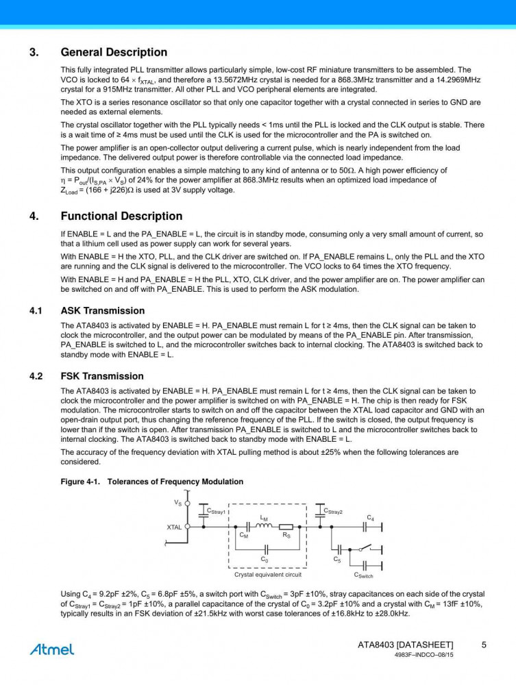 ATA8403 datasheet page 5