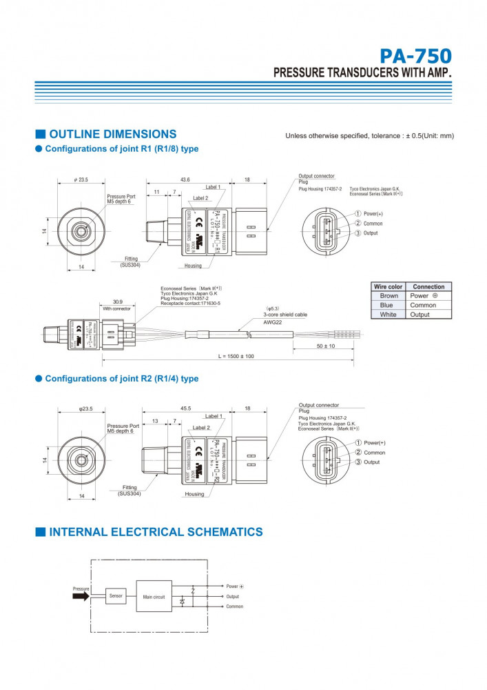PA-750 technical document, page 4