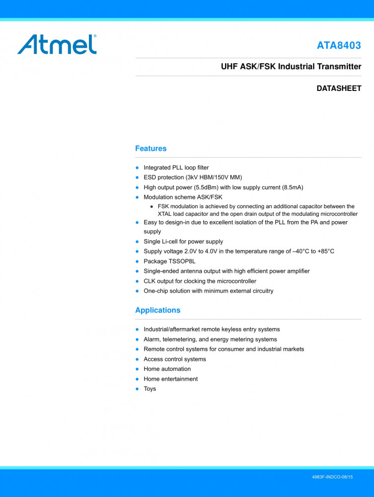 Technical document page 1