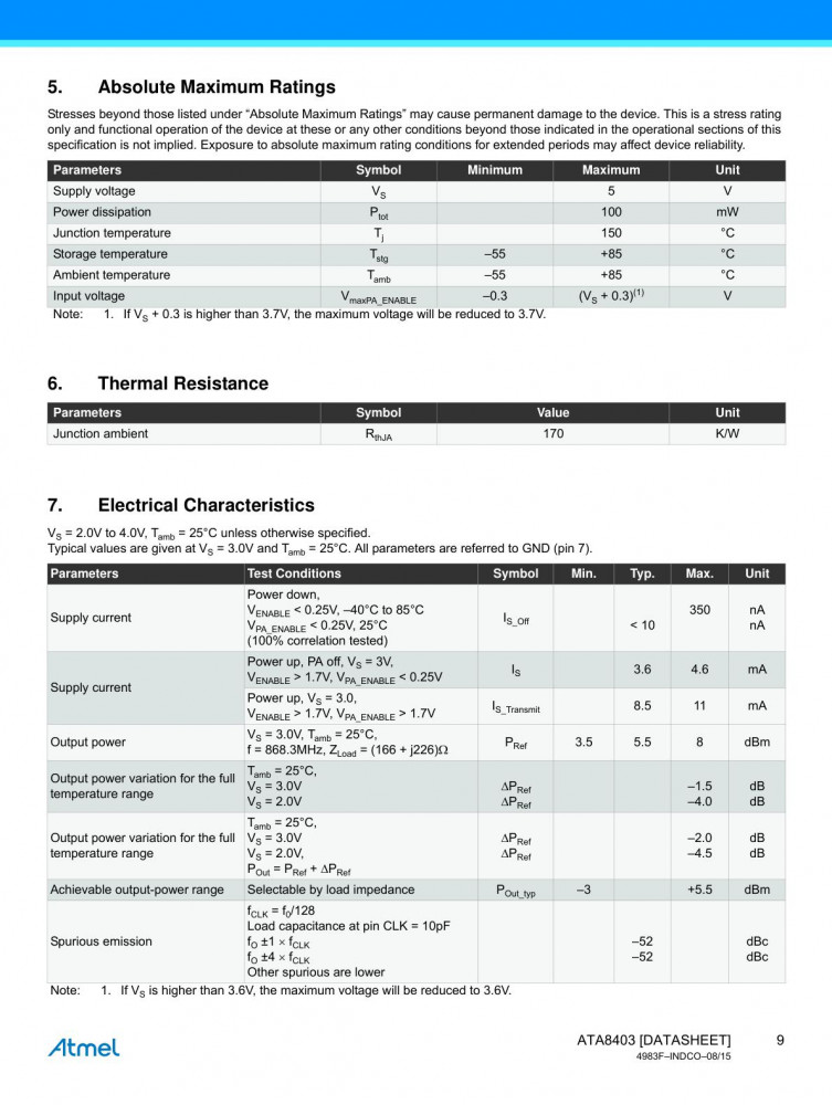 Technical document page 9