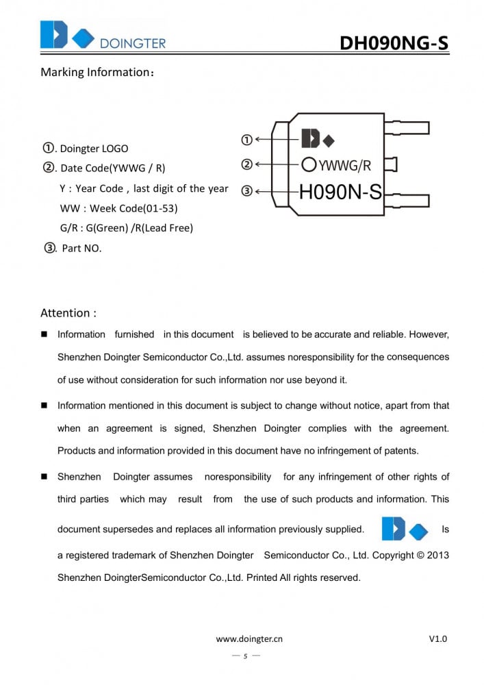 DH090NG-S datasheet page 5