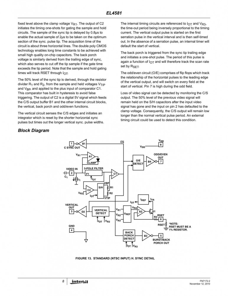 EL4581CS datasheet page 8