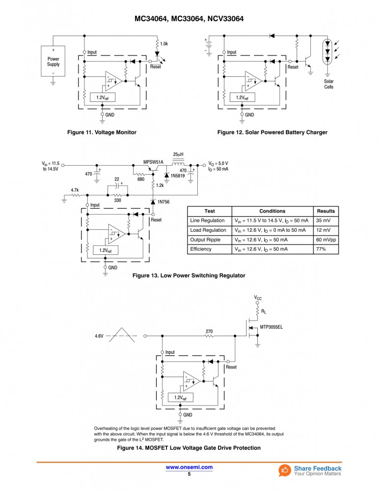 MC33064 datasheet page 5