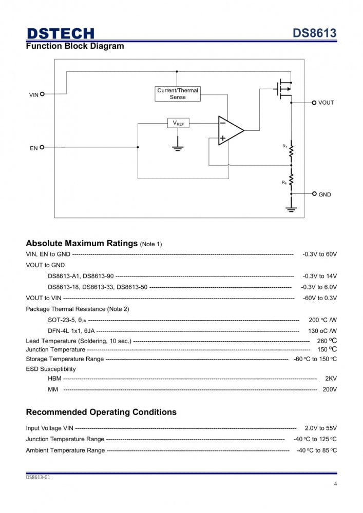 DS8613 datasheet page 4