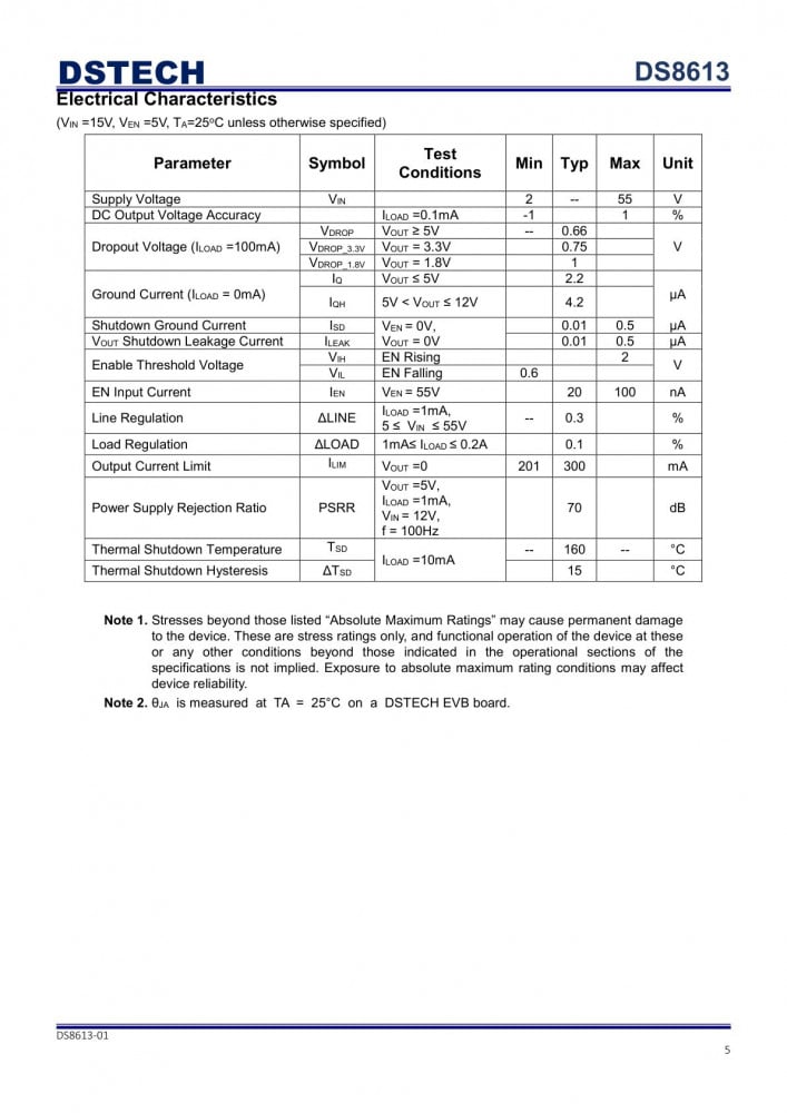 DS8613 datasheet page 5