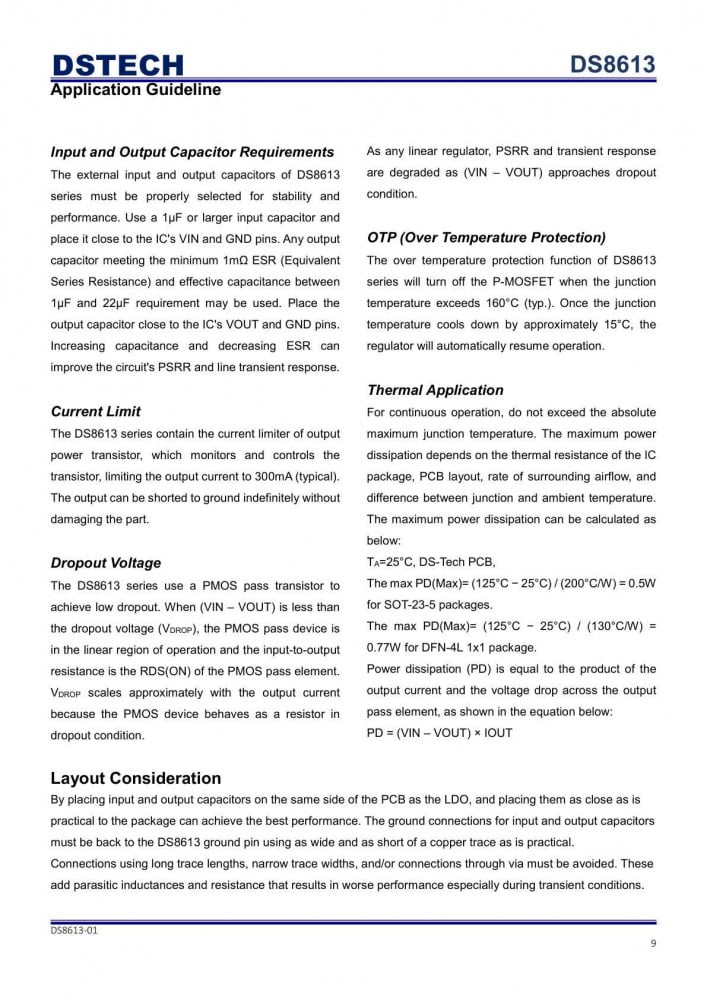 DS8613 datasheet page 9
