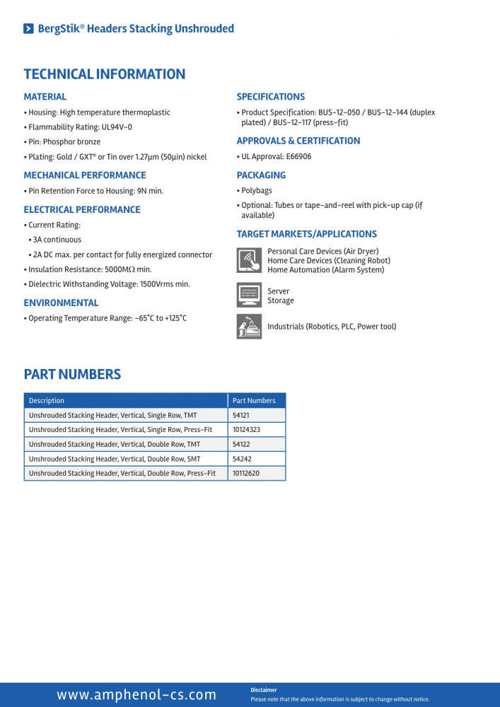 Amphenol BergStik document page 5