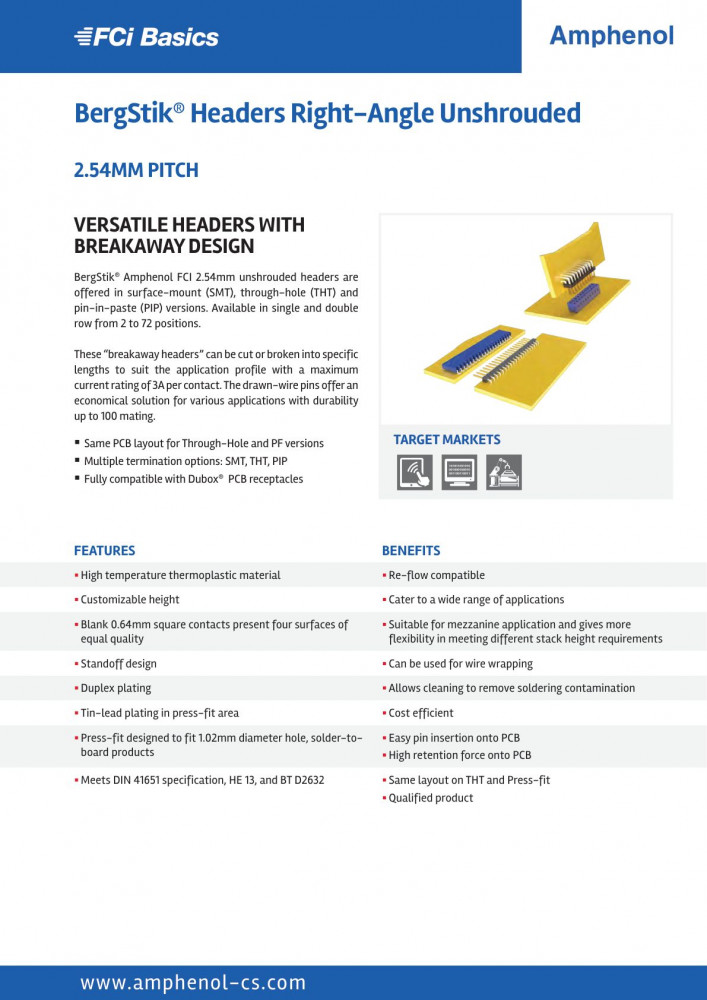 Amphenol BergStik document page 8