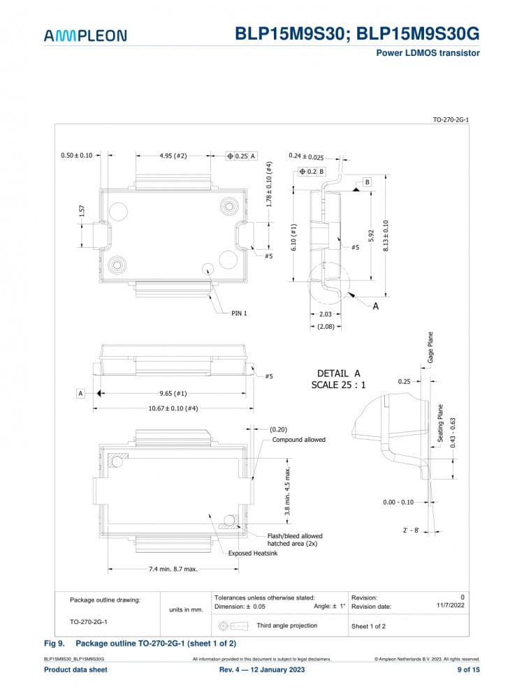 BLP15M9S30GXY datasheet page 9