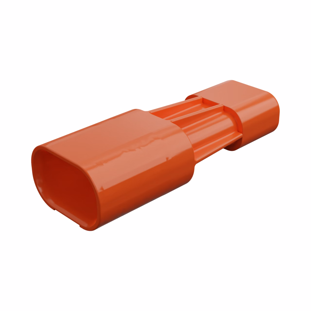Squba Sealed Plug Assembly, 1.80mm Pitch, Single Row, 4 Circuits, Orange for sale