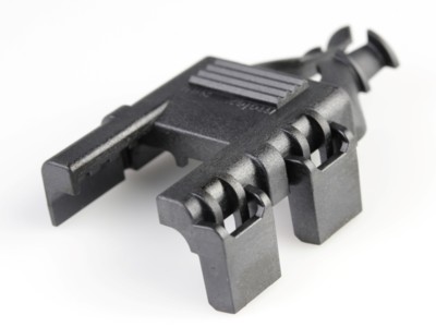 MultiCat High-Power Hermaphroditic Backshell, 3 Circuits, 10-8 AWG, Black for sale