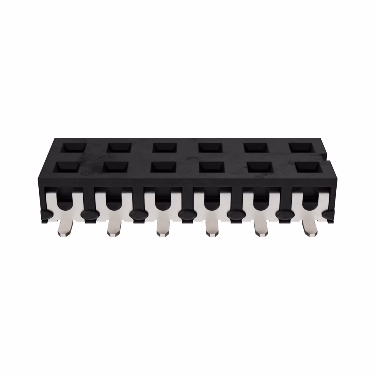 2.00mm Pitch Milli-Grid Very Low-Profile Receptacle, Surface Mount, Top Entry, 0.76µm Gold (Au) Plating, 12 Circuits, Lead-Free, Tape and Reel, Black for sale