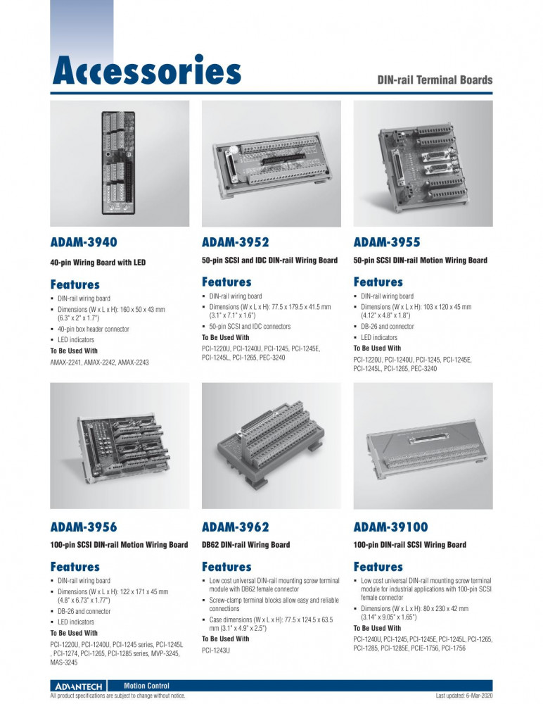 ADAM-3956 technical document page