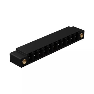 3.81mm Pitch Eurostyle Right-Angle PCB Header, with Threaded Retention Inserts, 11 Circuits for sale
