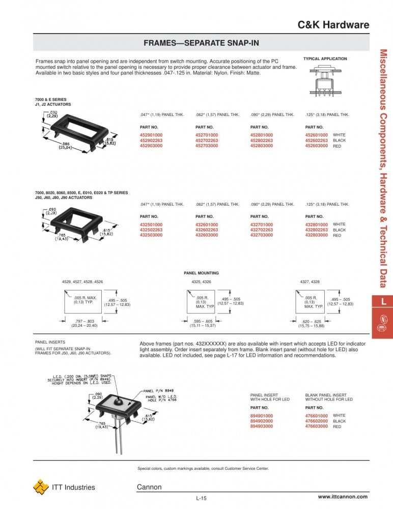 C&K catalog page 10