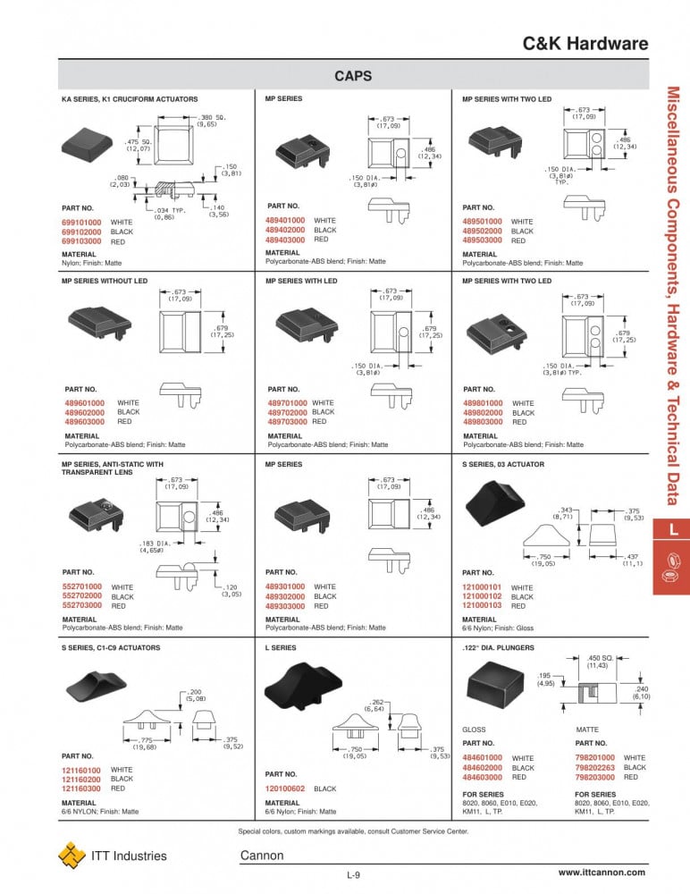 C&K catalog page 4