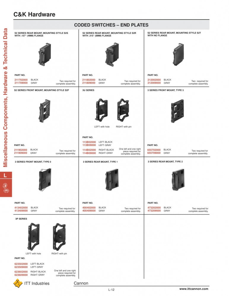 C&K catalog page 7