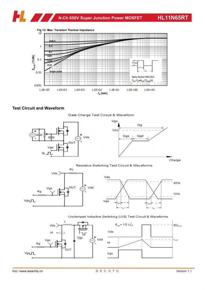 11N65RT datasheet page 5