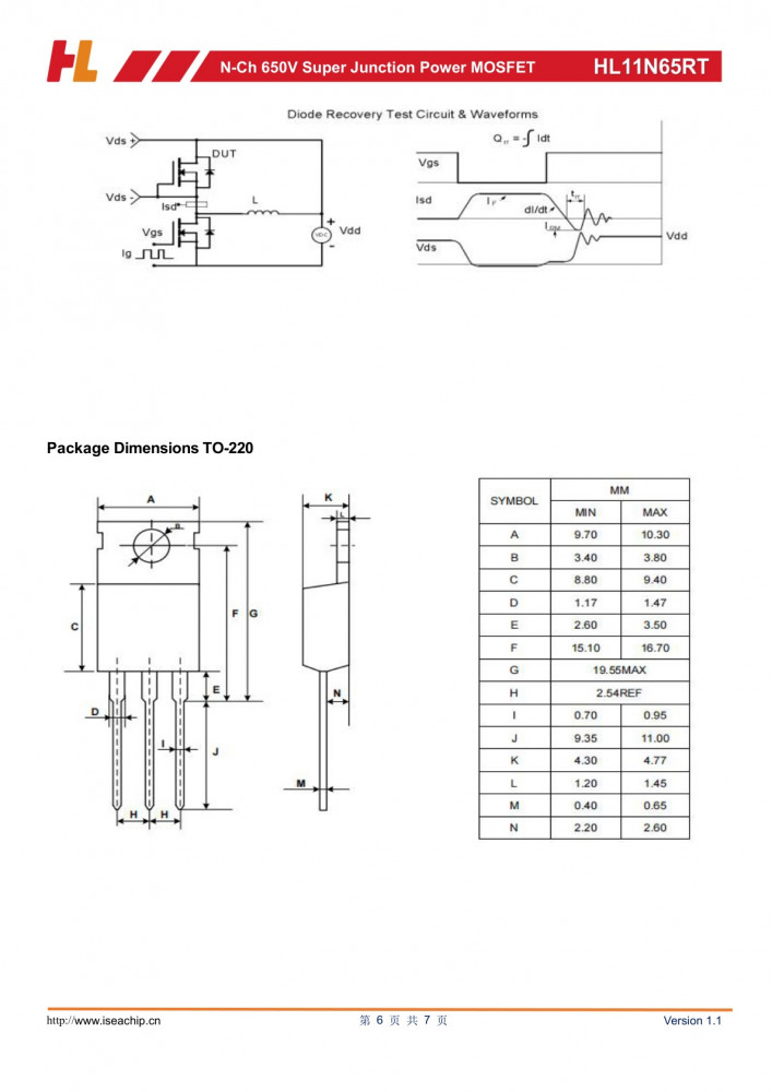 11N65RT datasheet page 6