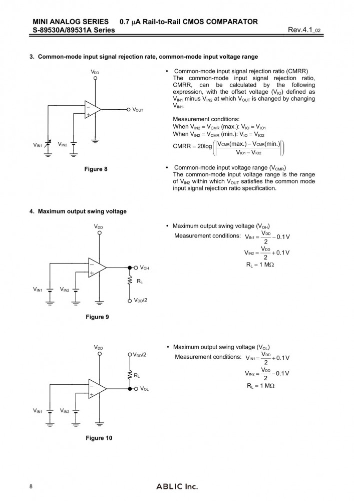 ABLIC S-89531A datasheet page 8