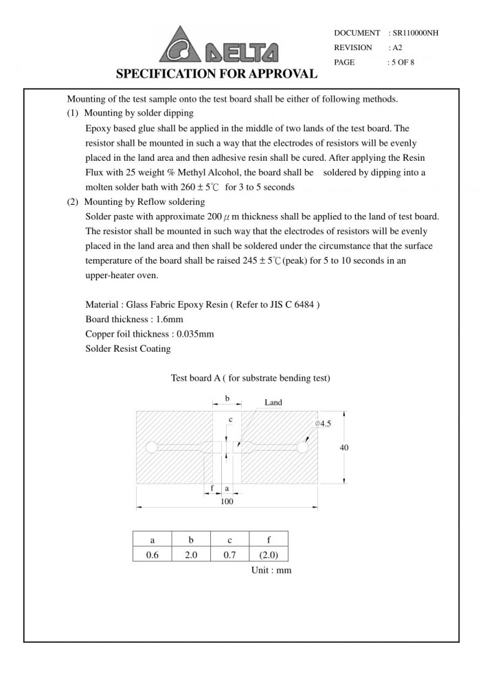 RL-1005 specification page 5