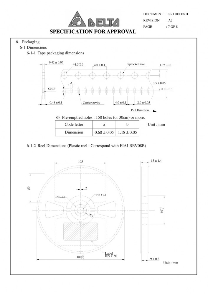 RL-1005 specification page 7